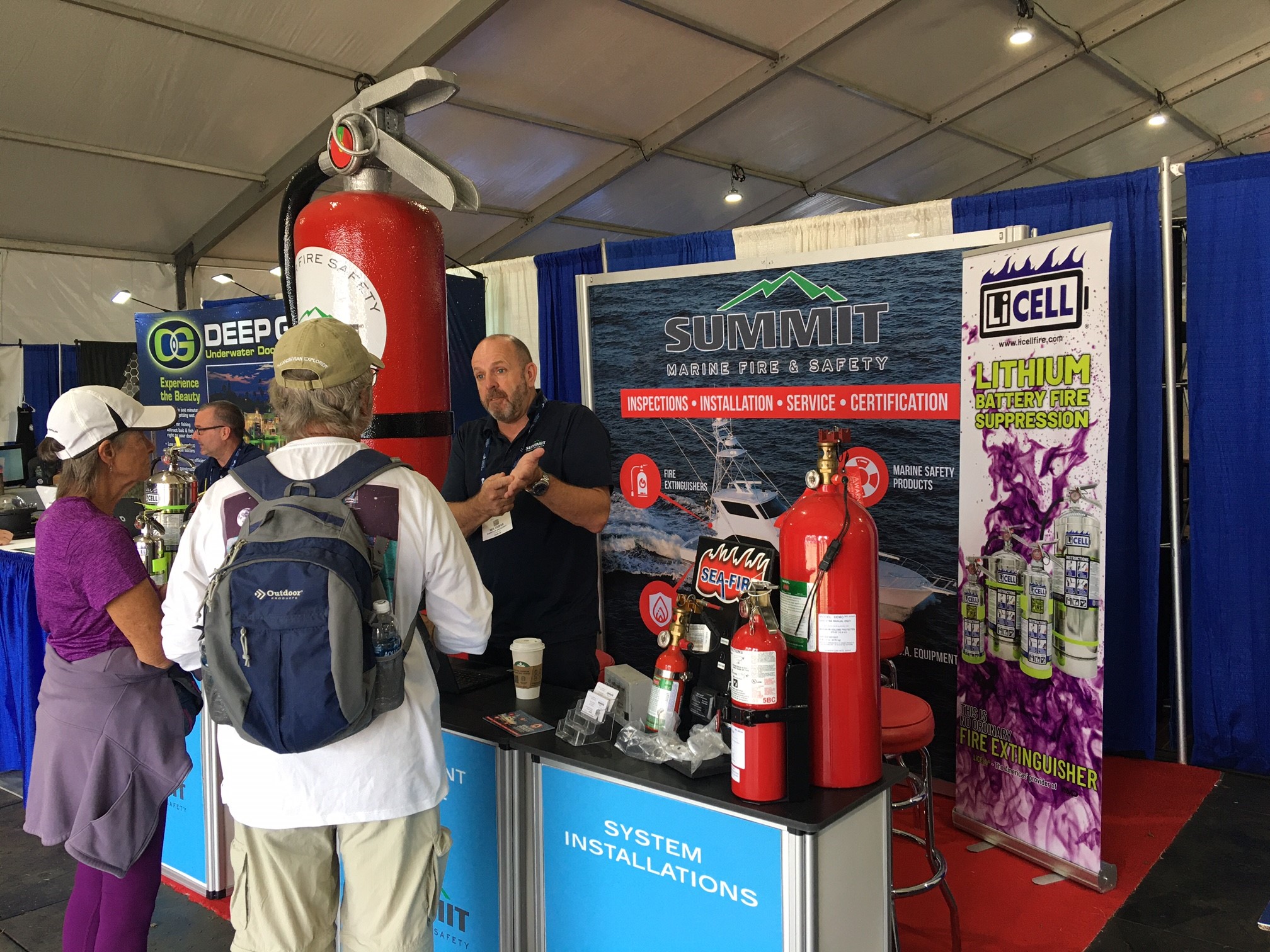 Sea-Fire at St. Petersburg Power & Sailboat Show 2023 - Sea-Fire Marine